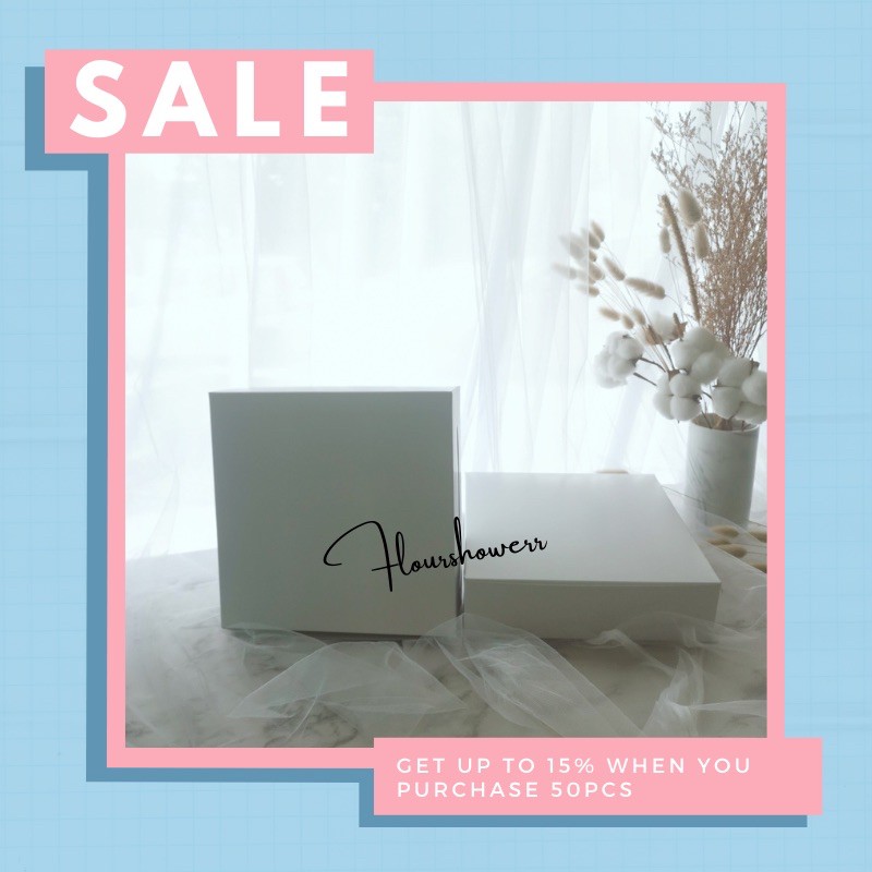 50pcs Kuih Lapis Box | Kuih Talam Box | Brownies Box | Pizza Box ...