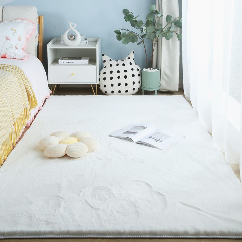 Plus Plush Carpet Bedroom Bedside Simple Imitation Rabbit Fur 2cm ...
