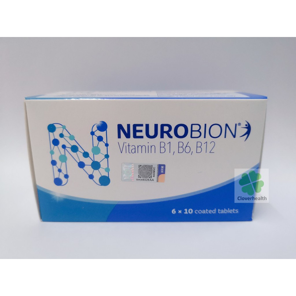 Neurobion Vitamin B1, B6, B12 60s (Strengthen Nerves) | Shopee Singapore