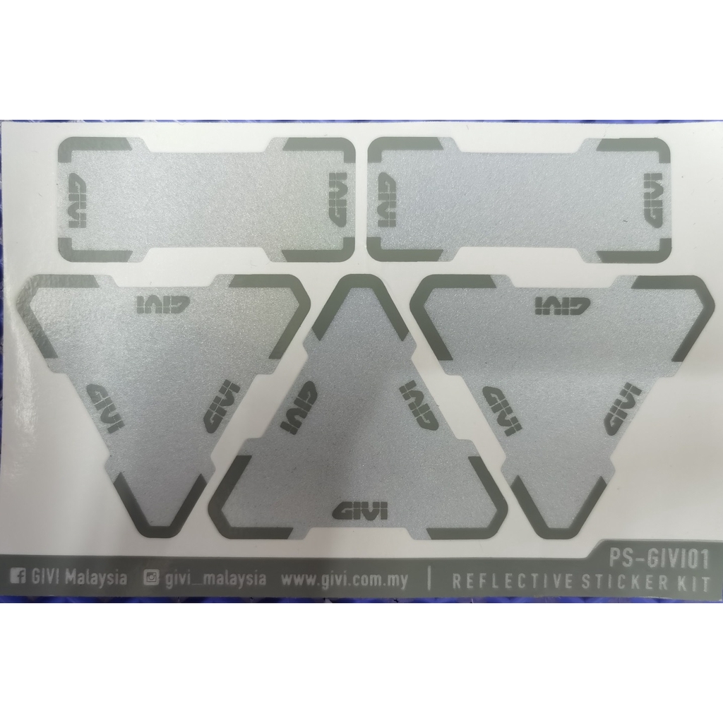 GIVI REFLECTIVE STICKER KIT ( RIDE AT NIGHT )REFLECTION STICKER ...