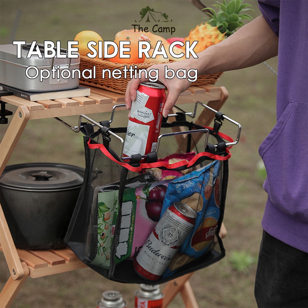 Table Side Rack Garbage Bin Disposable Portable Camping Rubbish Trash ...