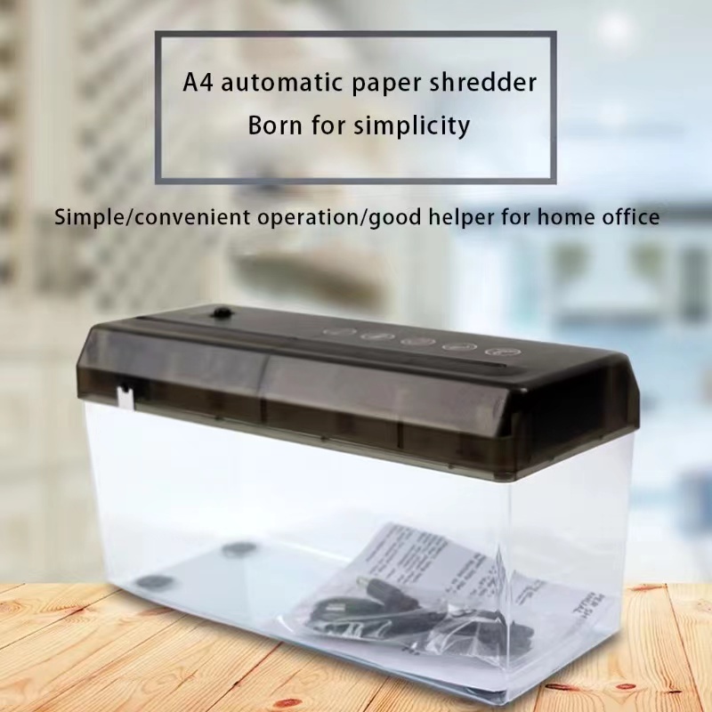 [SG Brand] A4 Multi-functional Electric Mini Paper Shredder Strips ...