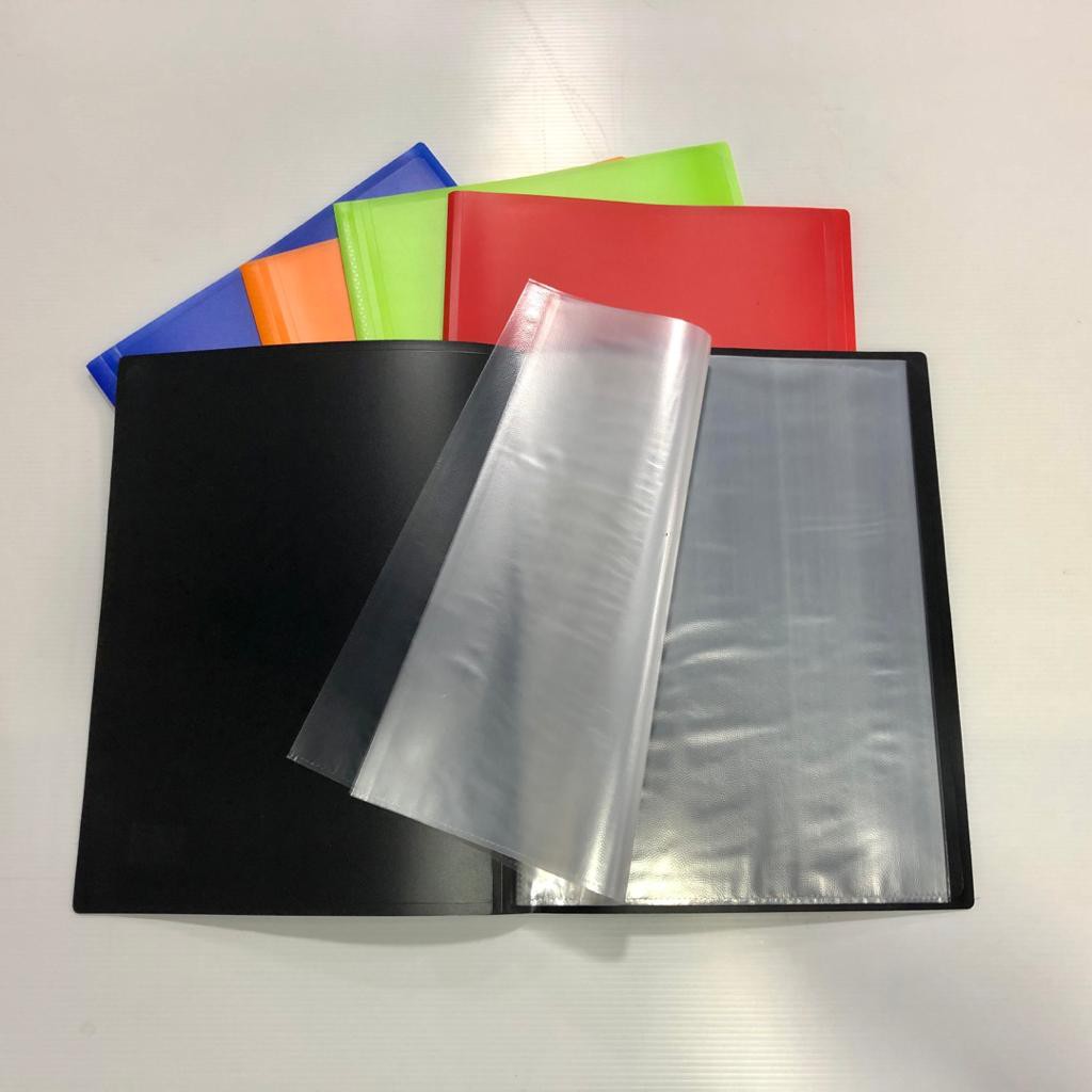 [10pcs) A4 10 Pocket / 20 Pocket Clear Book , Clear Holder File ...