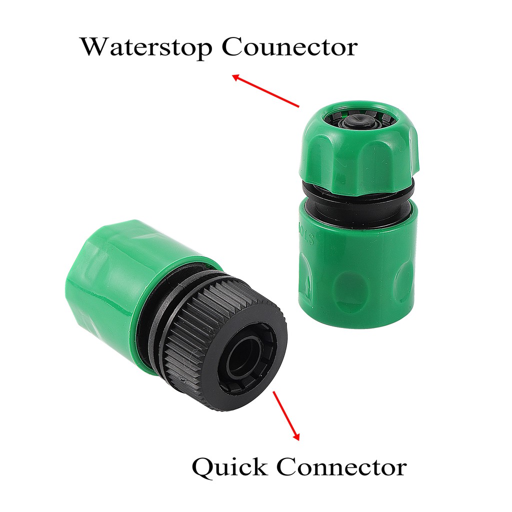 1/2" Waterstop/Water Quick Connector Garden Irrigation Car Wash Adaptor ...