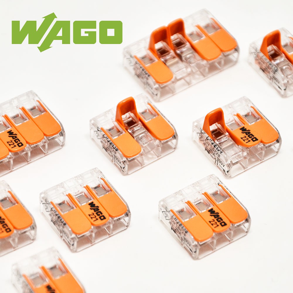 [Germany WAGO] Quick Connector Wire Transparent (2 Wires/3 Wires/5 Type ...
