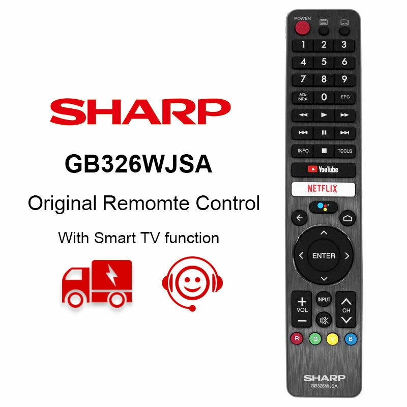SHARP Genuine GB326WJSA For Sharp Netflix AQUOS Smart Voice LCD TV ...