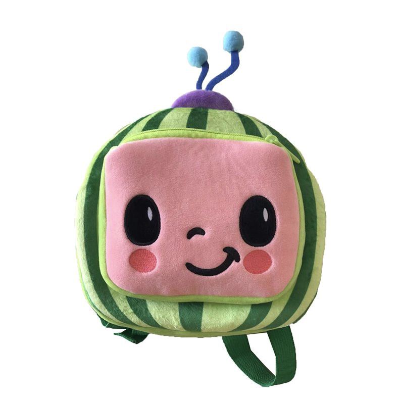Cocomelon Watermelon Backpack Plush Baby School Bag Kids Children Soft ...