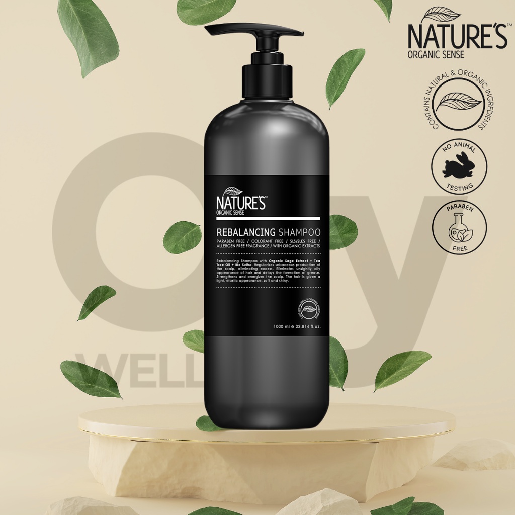Nature's Organic Sense Rebalancing Shampoo (1000ML) | Shopee Singapore
