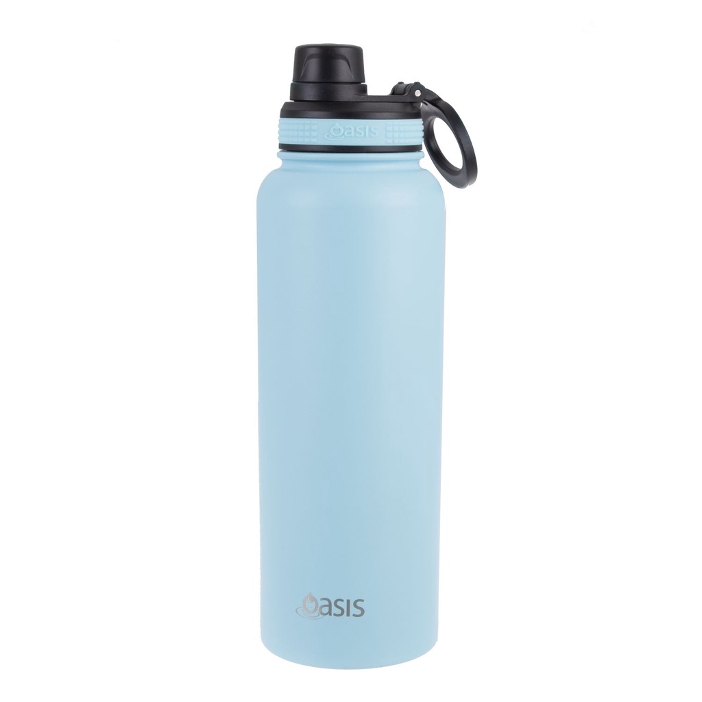 Oasis Stainless Steel Insulated Sports Water Bottle with Screw Cap 1.1L | Shopee Singapore