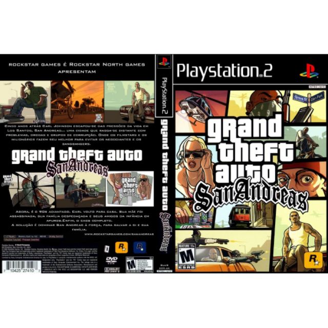 PS2 GAME COLLECTION (GTA San Andreas) | Shopee Singapore