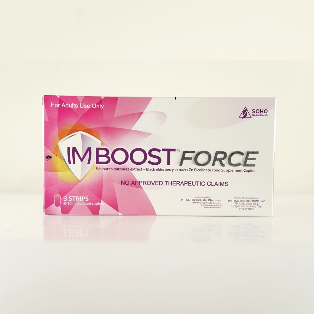 ImBoost Force Caplets - Immunomodulator Box of 30 Caplets | Shopee ...