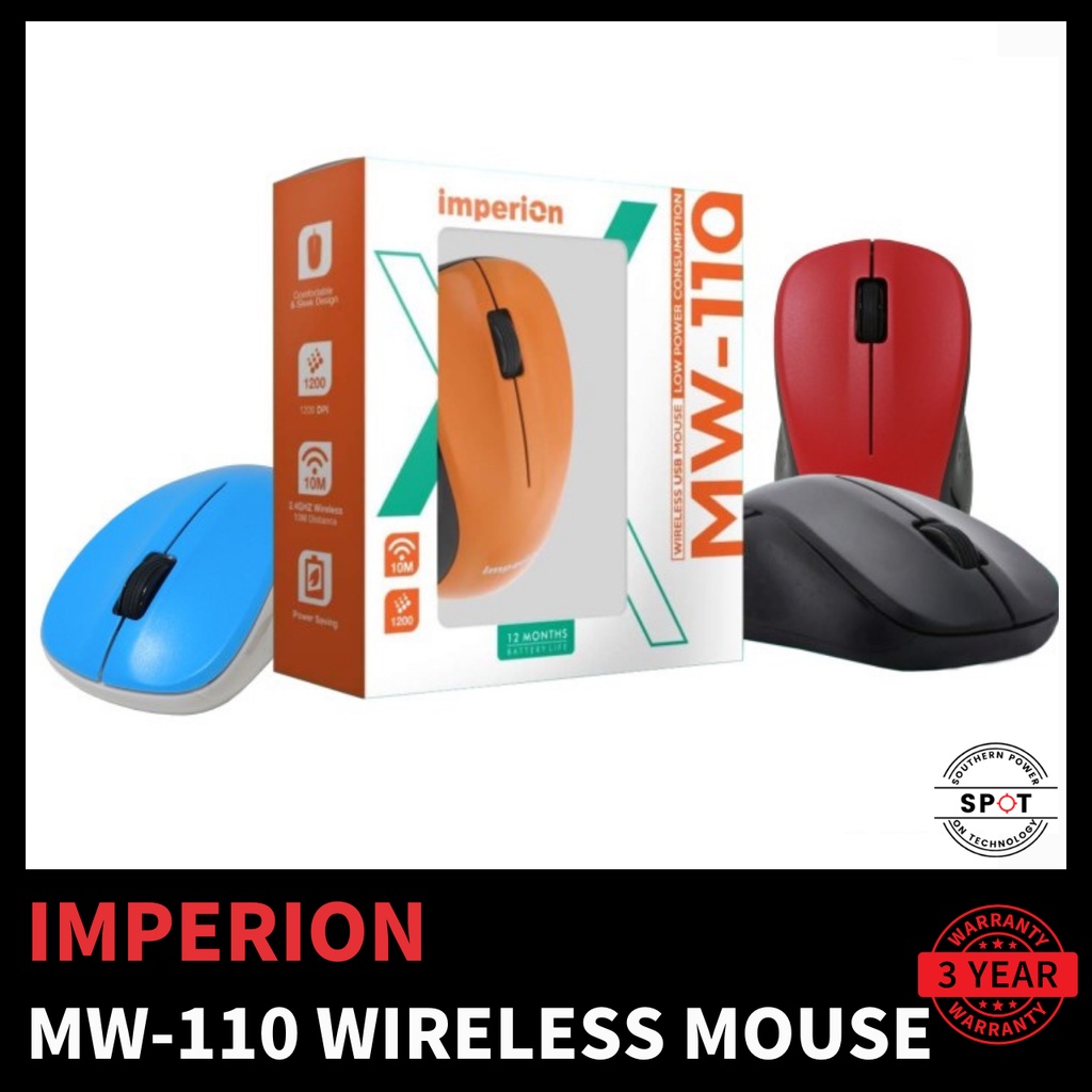 Imperion MW-110 Wireless USB Mouse | Shopee Singapore