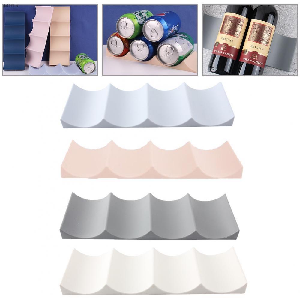 Fridge Organiser Wine Beer Stacking Bottle Rack Kitchen Space Saving ...