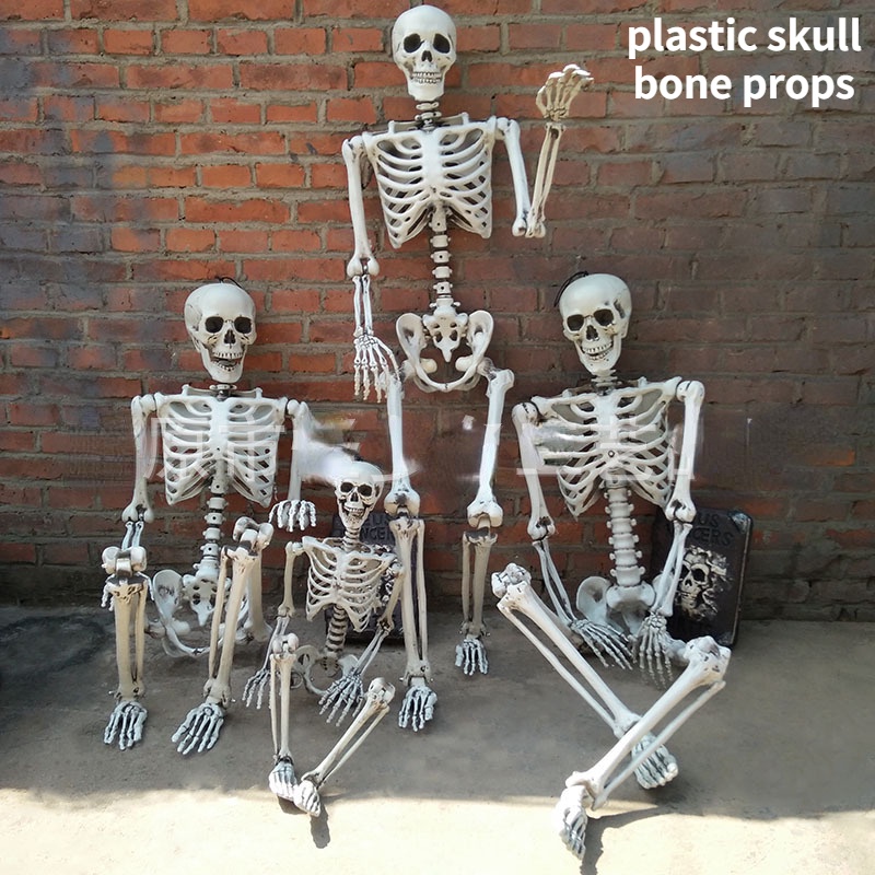 Halloween Decoration Crafts Plastic Skeleton Bone Shop/Amusement Park/Ghost Place/Photography ...