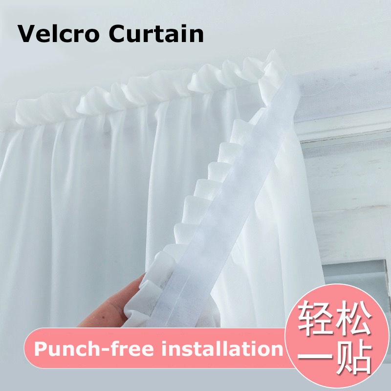 Punch-free Translucent and Opaque Window Screen Finished Bedroom Bay ...