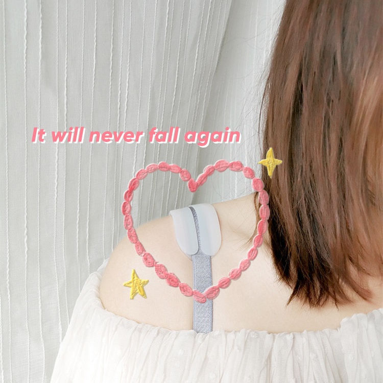 Underwear strap anti-slip gadget Soft silicone to relieve pressure ...