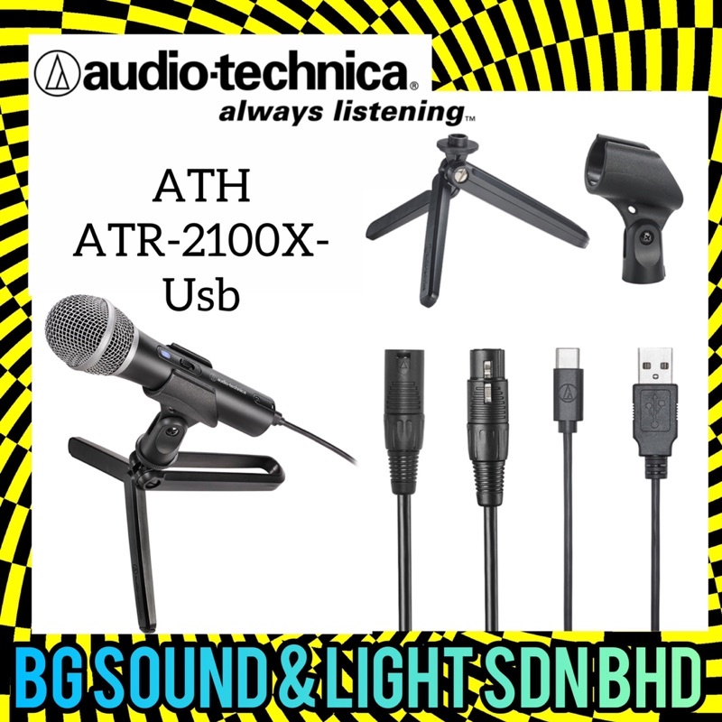 Audio Technica ATH ATR2100X Usb Microphone | Shopee Singapore