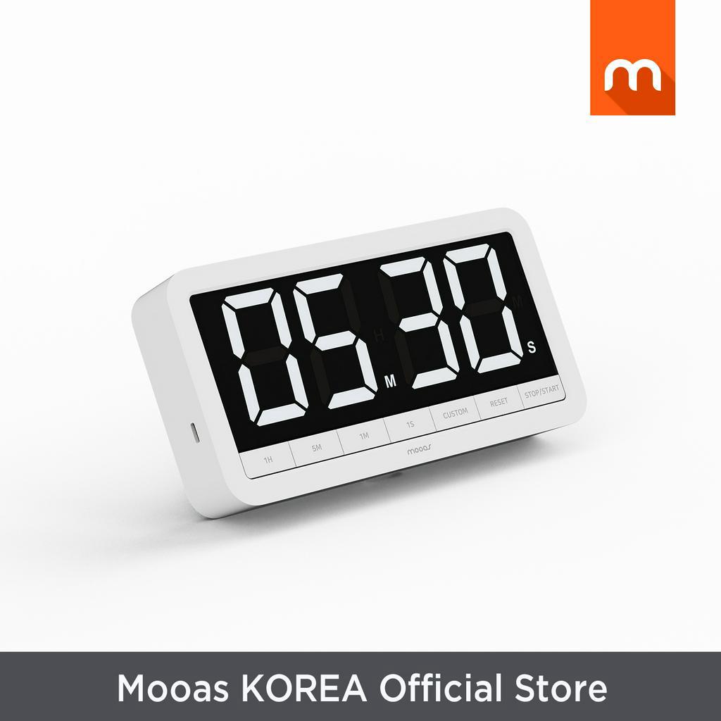mooas Big Plus 20cm LED Rechargeable timer, Extra large display timer with big digits, Count up ...