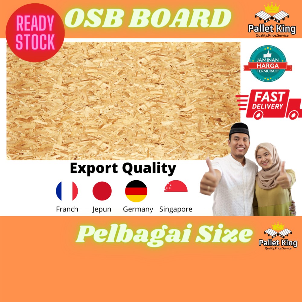 OSB Board 9mm Semua Size Available Table Top | OSB Wood | Board | Papan OSB | Kepala Katil ...