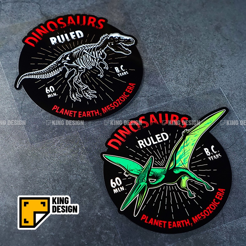 King Car Stickers Outdoor Adventure Off-Road 4x4 Car Stickers Dinosaur ...
