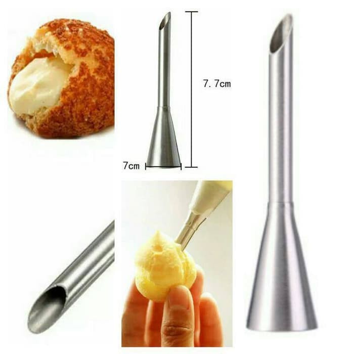 Import FILLING Syringe STAINLESS FILLING CAKE SUS CUROS Bread CAKE DONUT CAKE Decorating Tools ...