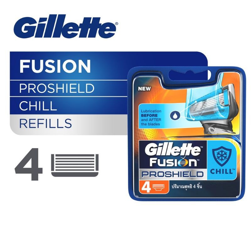 Gillette Fusion Proshield Chill Refill (4 Pcs) | Shopee Singapore