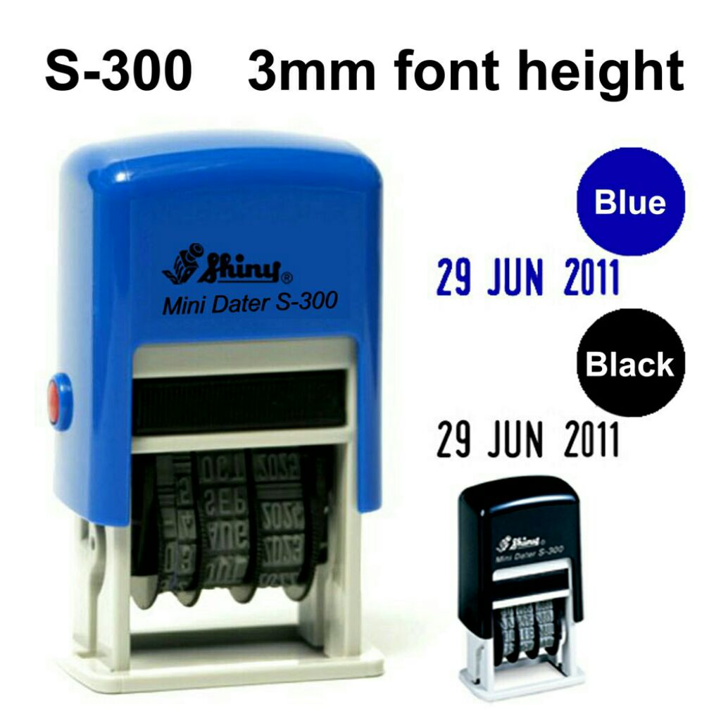 [Original] Shiny S300 self inking dater date stamp | Shopee Singapore