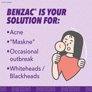 BENZAC Spots Treatment 10% 60g [Anti-Acne / Pimple Gel Cream with ...