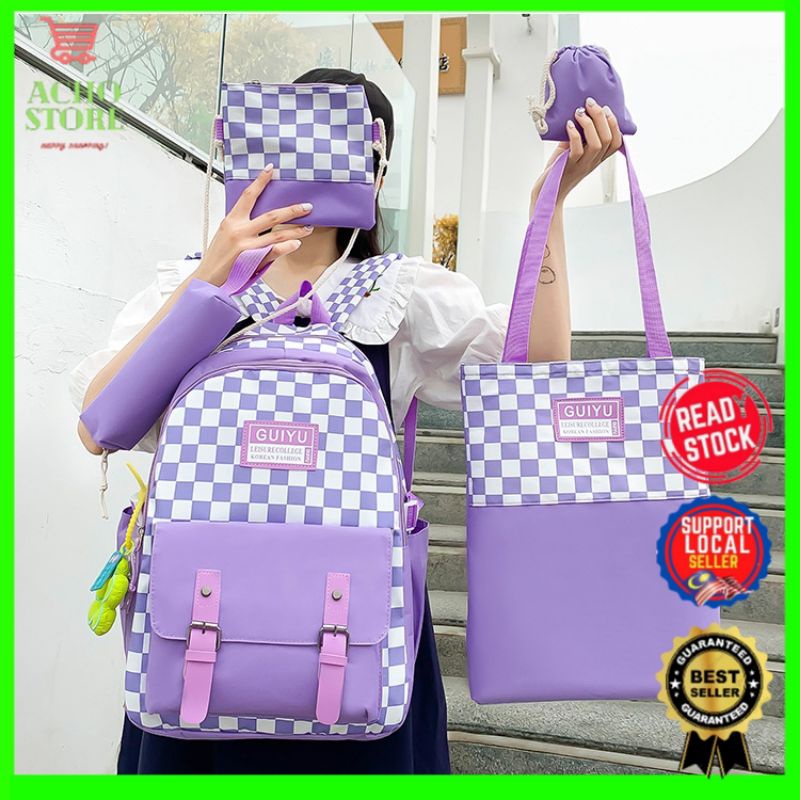 New Design Sugebag Backpack 4 in 1 Backpack Set Women Backpack Premium ...