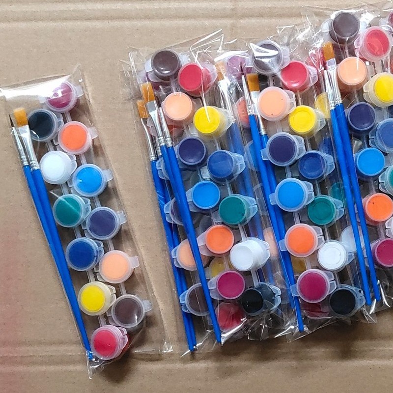 12 Colors Acrylic Paint 3ML | Shopee Singapore