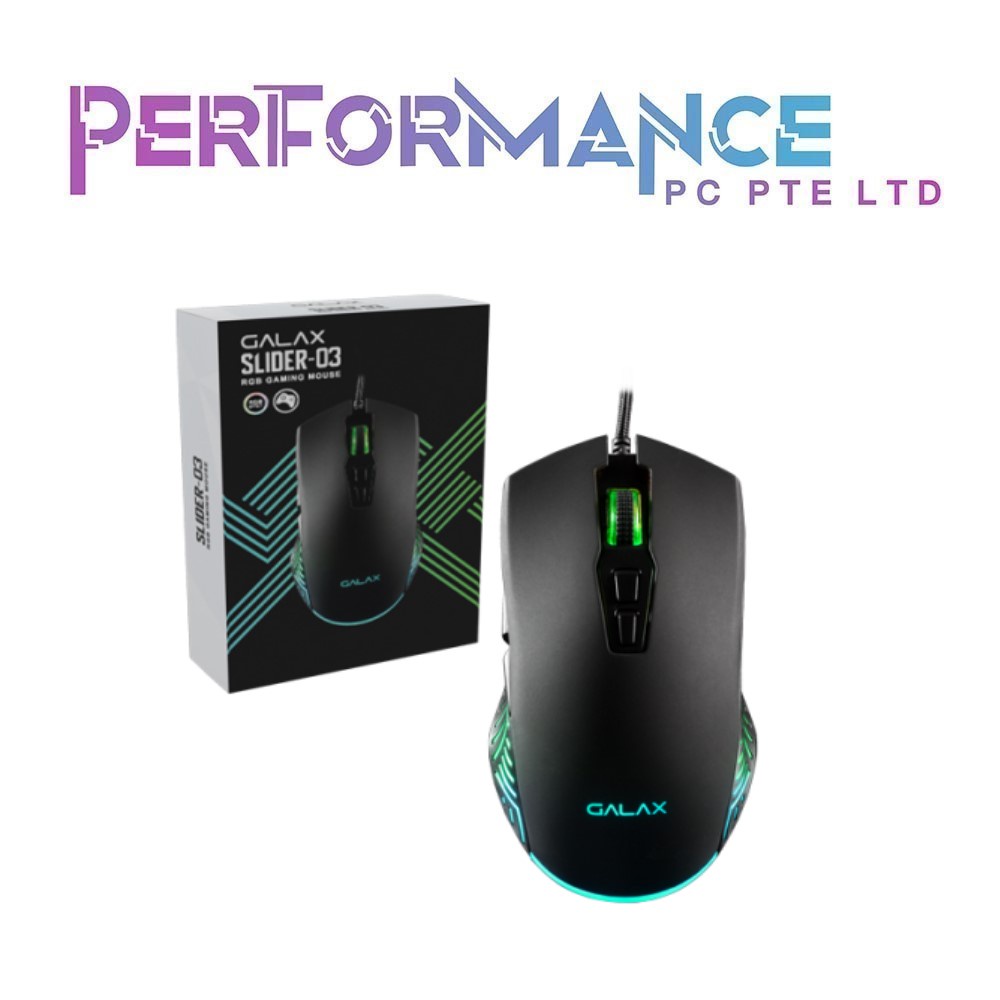 GALAX Gaming Mouse SLIDER-03 7200 DPI RGB Backlighting (1 YEAR WARRANTY ...
