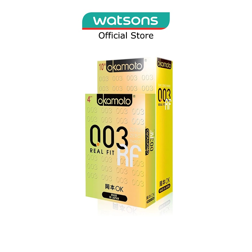 OKAMOTO 003 Realfit Condoms 10 Pieces + 4 Pieces Bundle Pack | Shopee ...