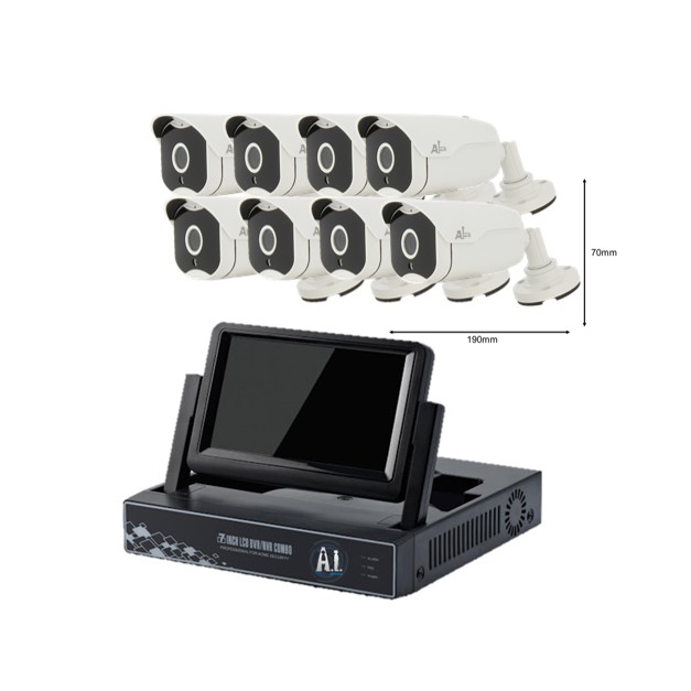 Wireless NVR (Network Video Recorder) (8 CHANNEL) (Bullet) (1TB) ( 7 ...