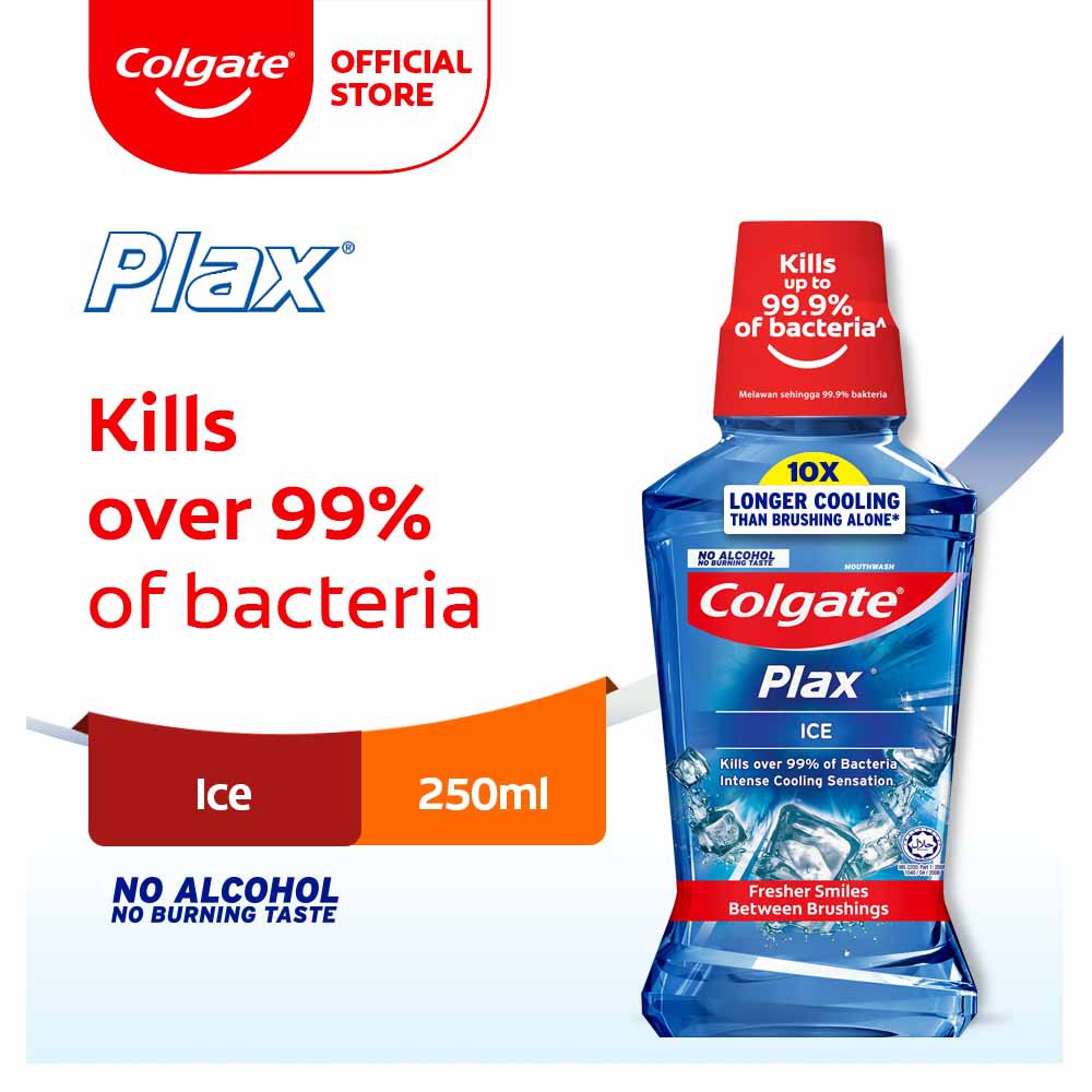 Colgate Plax Ice Mouthwash 250ml | Shopee Singapore