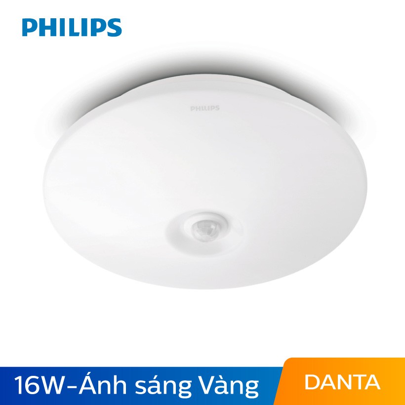 Philips 62234 Danta Sensor LED 16W Smart Sensor Ceiling Light - Yellow ...