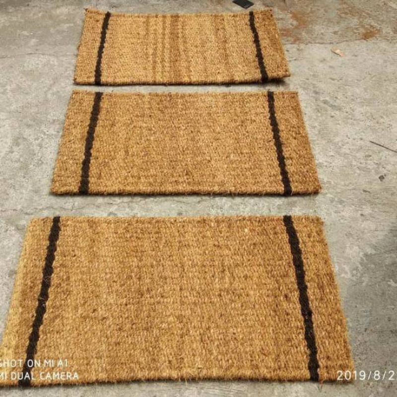 Thick Coconut Fiber Doormat 50cm x 40cm COCONUT FIBER IJUK unique fiber ...