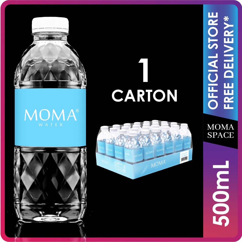 MOMAwater 500mL (1 carton x 24 bottles) - Pure Drinking Water - MOMA ...