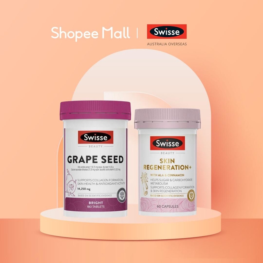 Shopee x Swisse Brand Box - Swisse Beauty Grape Seed 180 Tablets ...