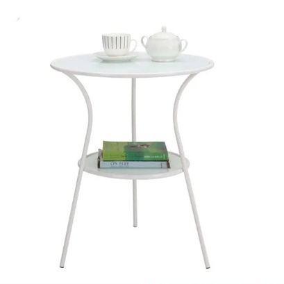 Furniture Source Guste Glass Side Table (White) | Shopee Singapore