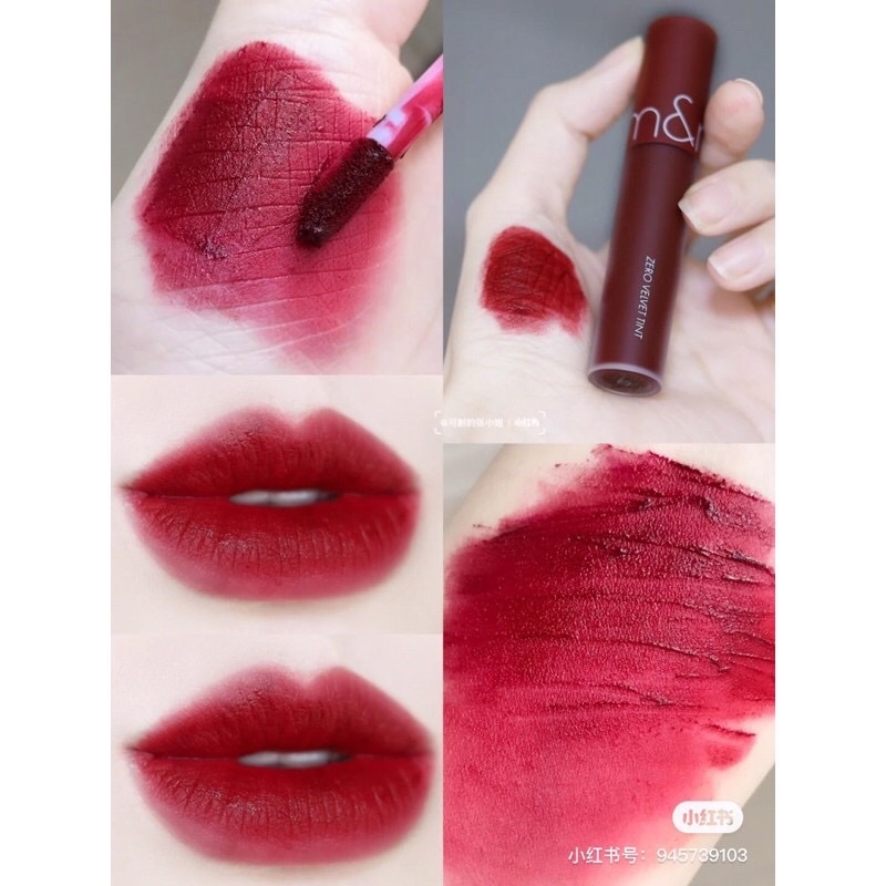 Romand zero Velvet tint lipstick color 21 Villain vest: cold red ...