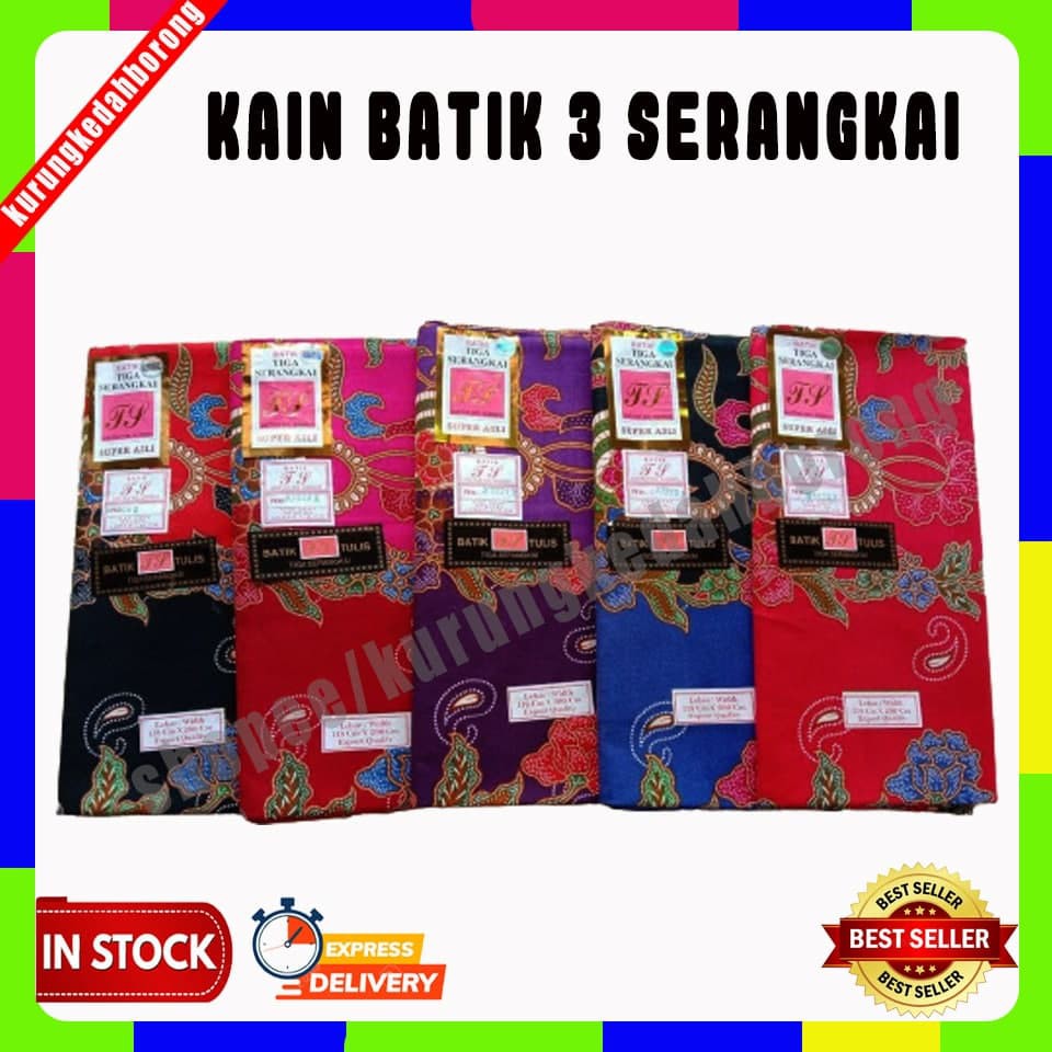 Batik Fabric 3 Series Unstitched (Random Pattern) | Shopee Singapore