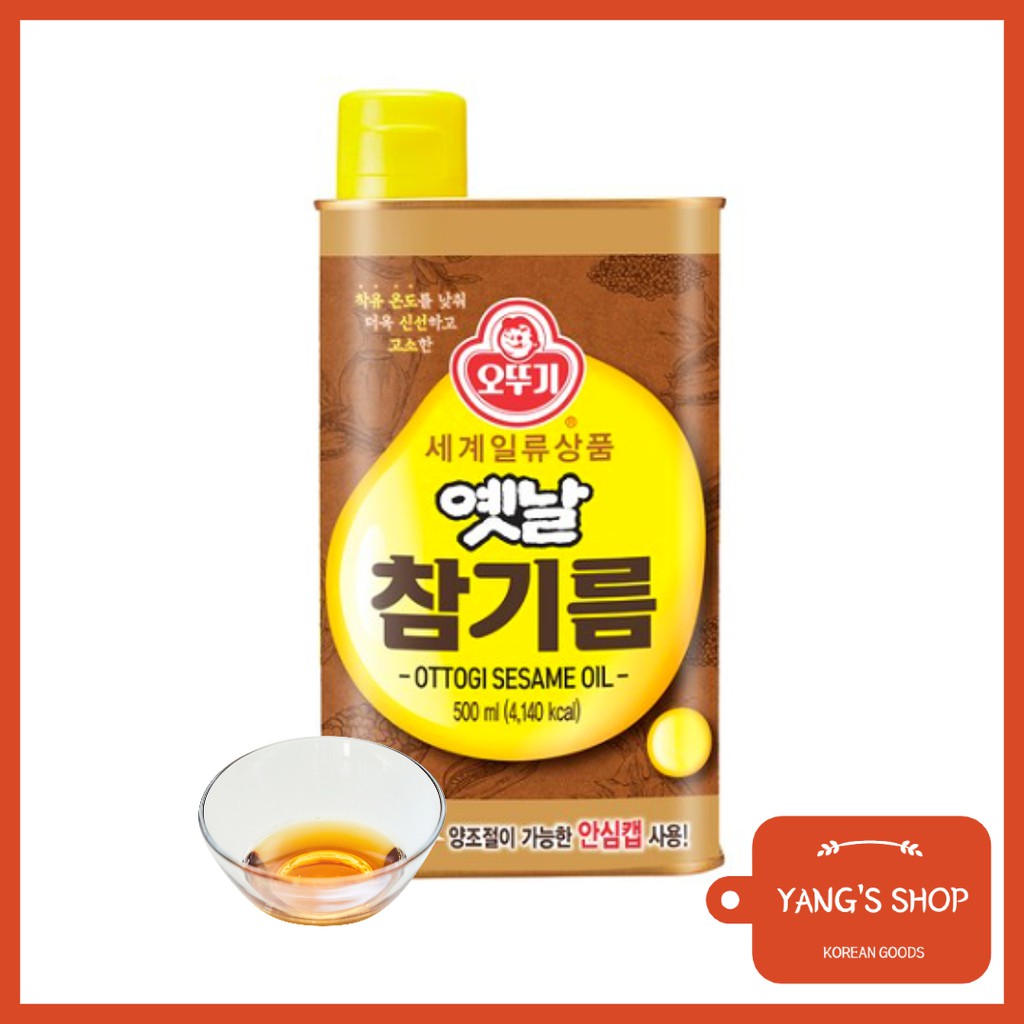 [Ottogi] Korean Sesame Oil 450ml / Korean Traditional Sauce / Korean ...