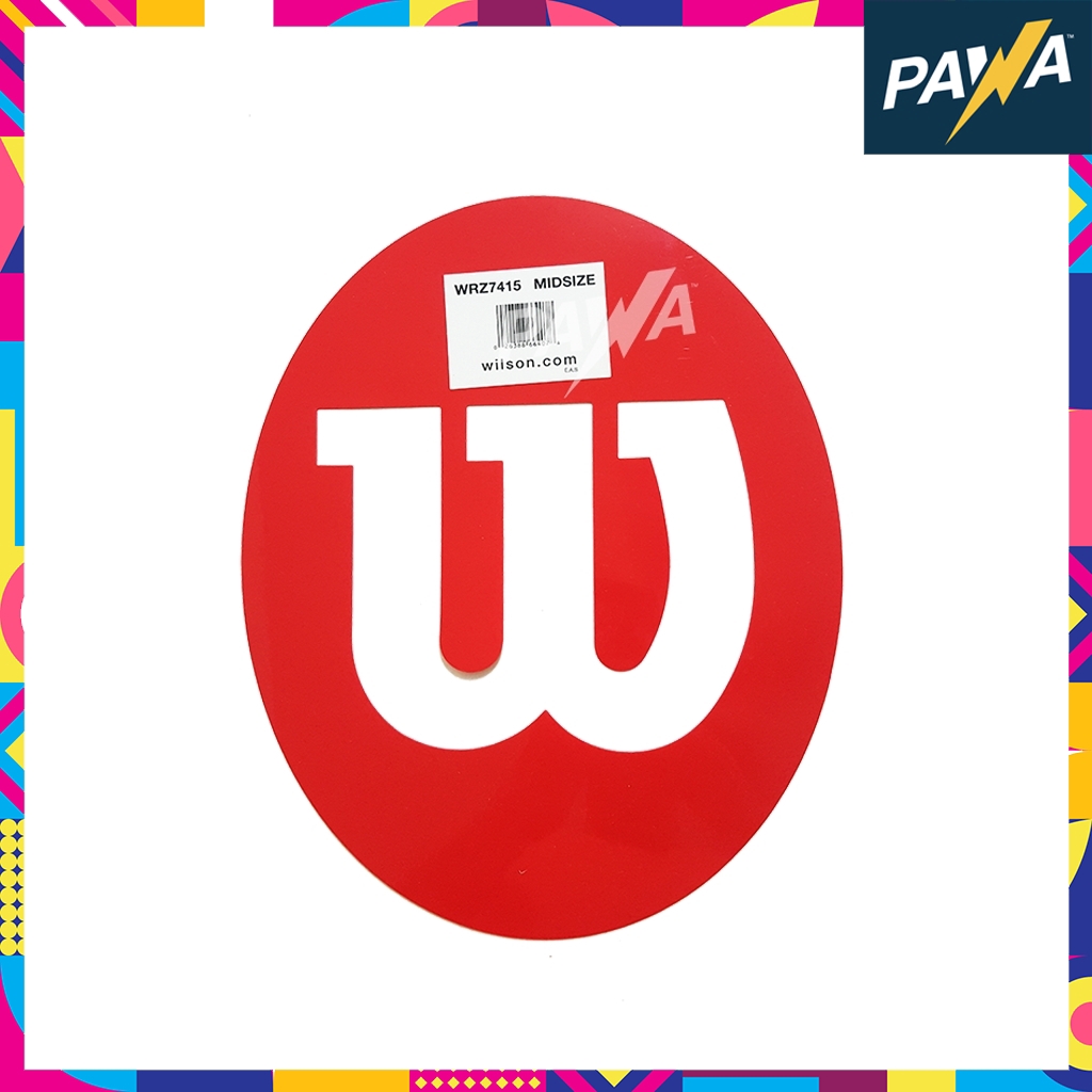 Wilson Tennis Racquet Raket Racket Stencil Card (WRZ7415 Mid Size ...
