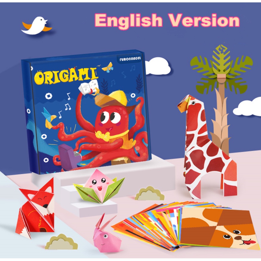 [108/152Pcs per box] Origami Paper 3D Craft kit/ DIY Folded Paper ...