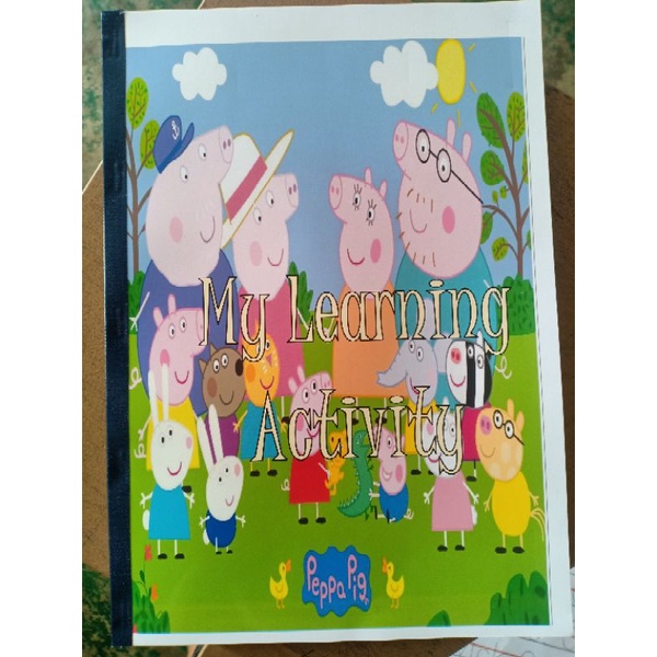 MY LEARNING ACTIVITY BOOK PEPPA PIG (60 PAGES MORE) | Shopee Singapore