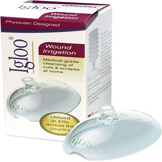 Wound care/Wound wash/Splash gaurd/Igloo® Wound Irrigation Shield (Made ...