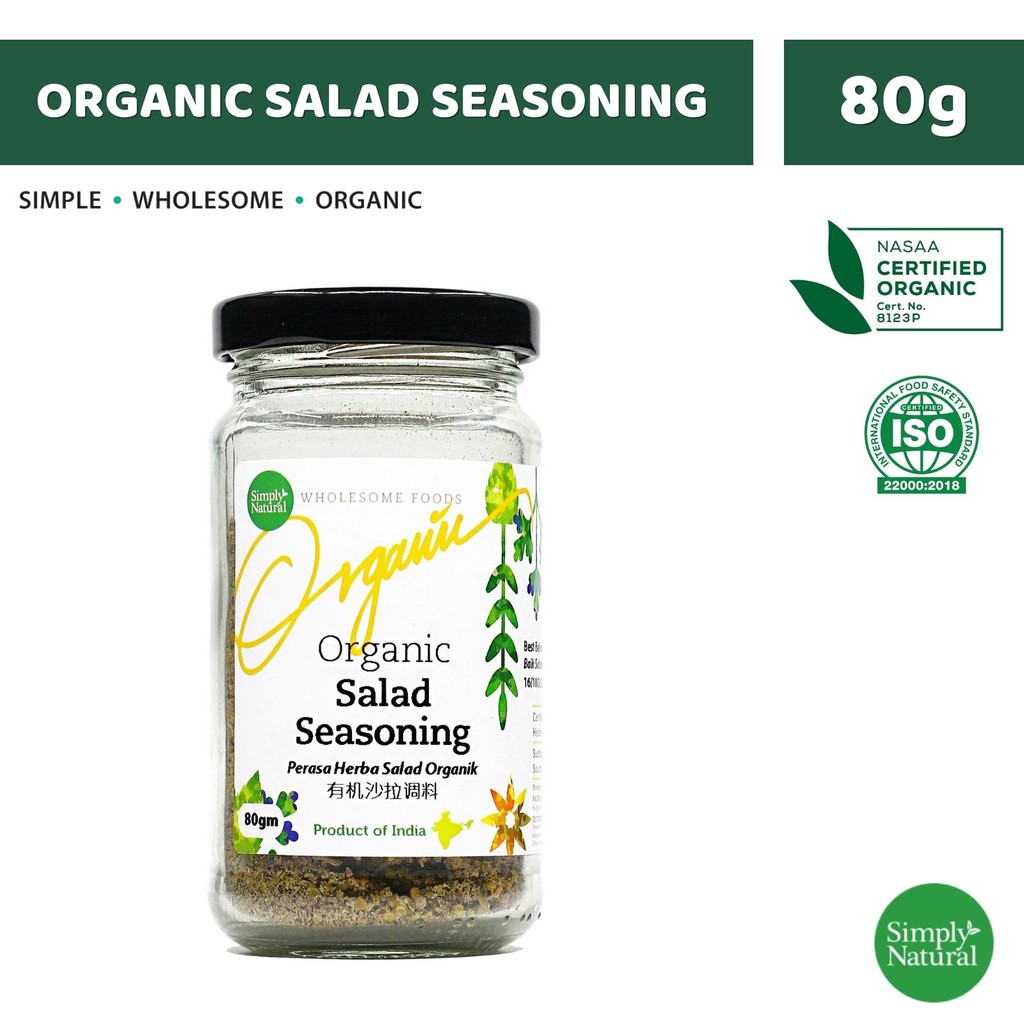 Simply Natural Organic Salad Seasoning 80g | Shopee Singapore