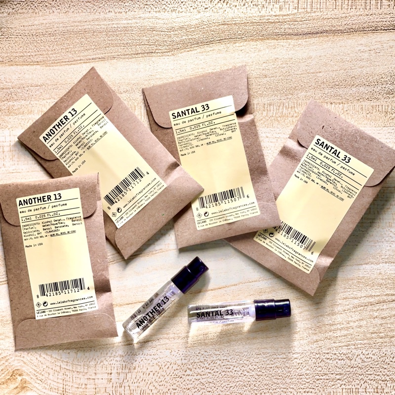 Le Labo Another 13 | Santal 33 1.5ml 10ml Vial Perfume Sample Trial ...