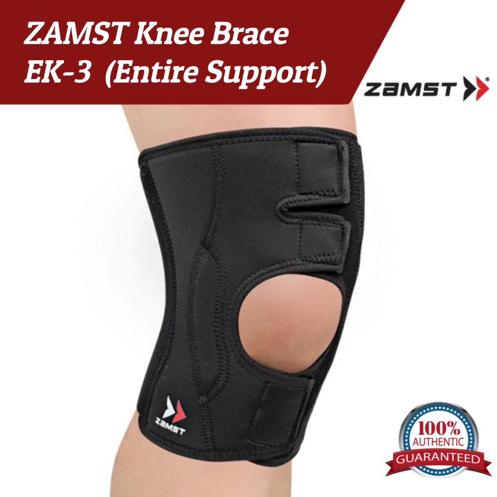 [ZAMST] EK-3 Knee Brace Entire Support (Knee Brace for Running/Walking/Badminton/Tennis/Golf ...