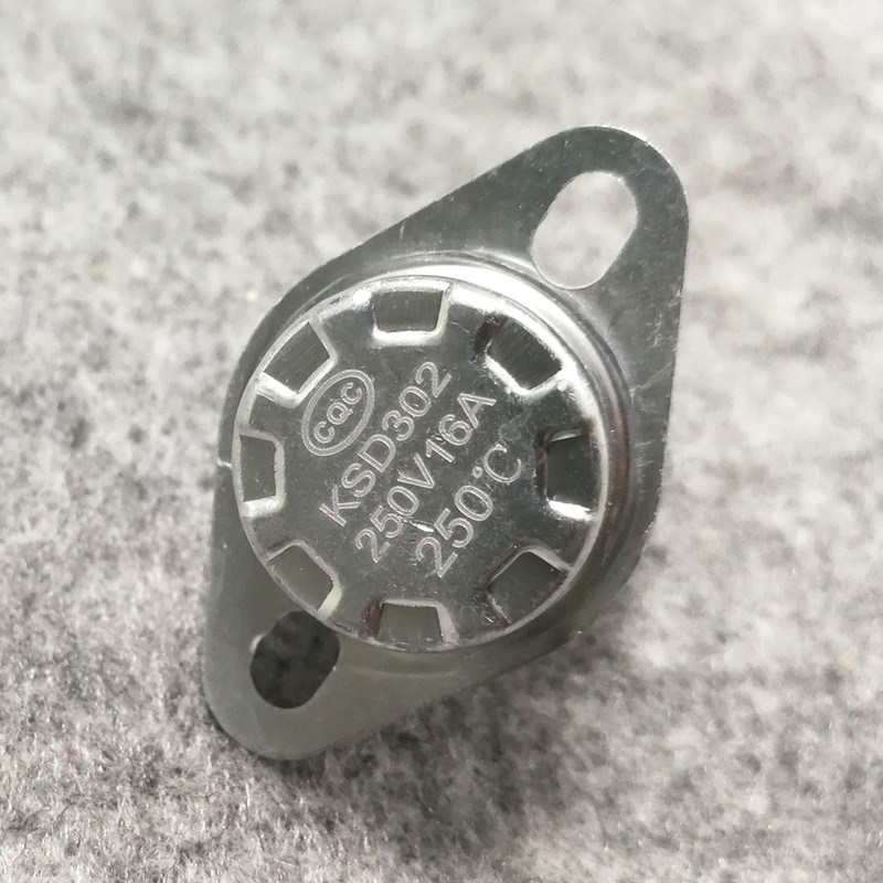 Thermostat Normal Close 16A 250V KSD302 60 90 160 180 230 240 250 260 ...